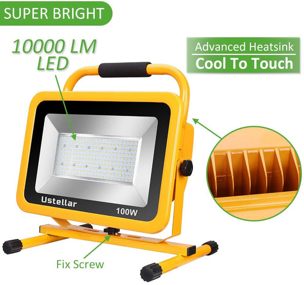 100W 5000K Daylight White Work Light - Ustellar